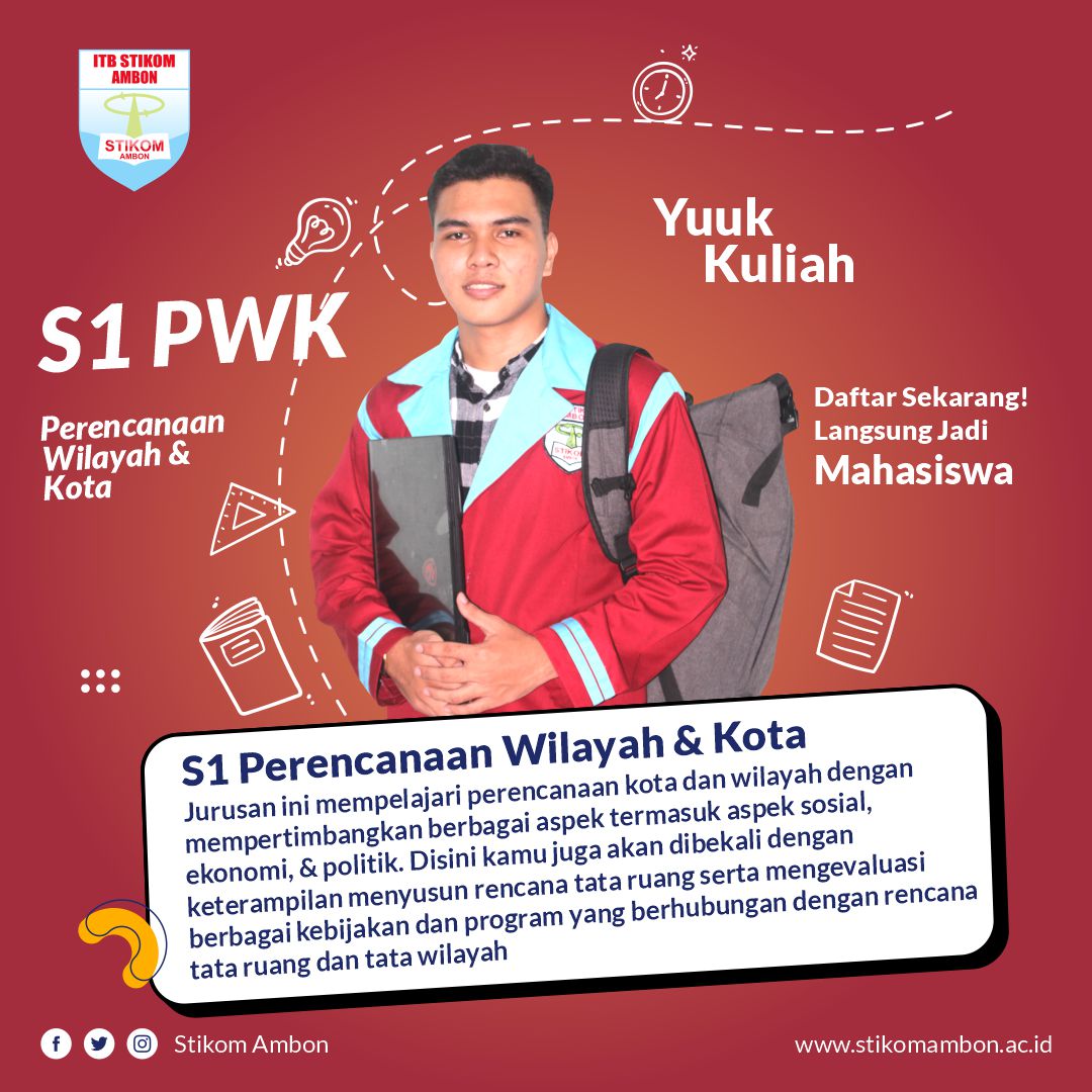 ITB- Stikom Ambon – Perencanaan Wilayah dan Kota (S1)